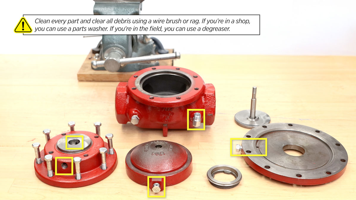 Low Pressure Back Pressure Regulator Maintenance with Kimray Repair Kit | Kimray